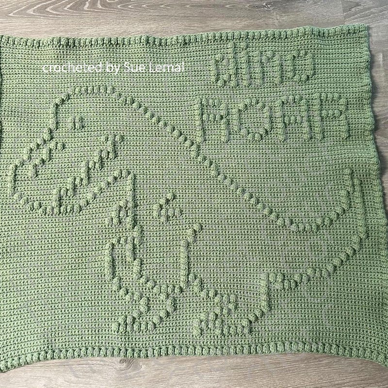 Crochet Dinosaur Blanket - Etsy