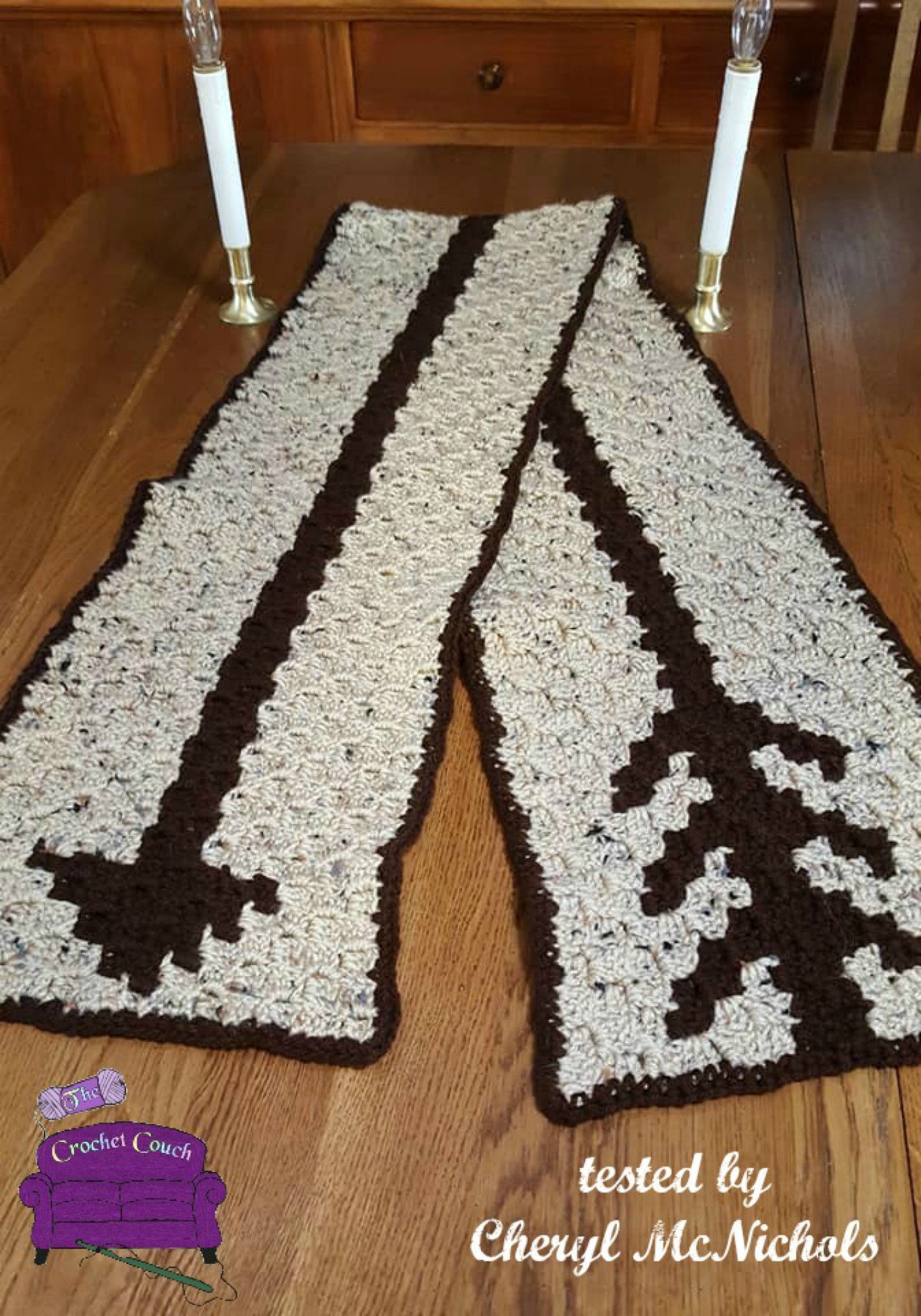 Arrow Scarf C2C Crochet Pattern Written Row Counts C2C | Etsy