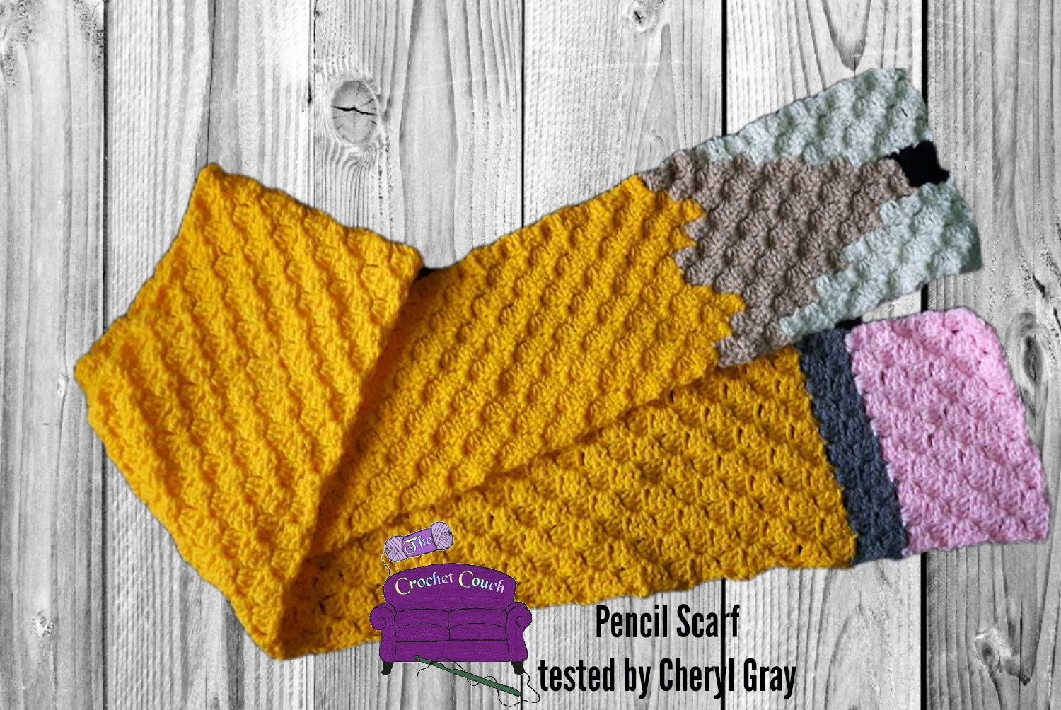 Pencil Scarf, C2C Crochet Pattern, Written Row Counts, C2C Graphs ...