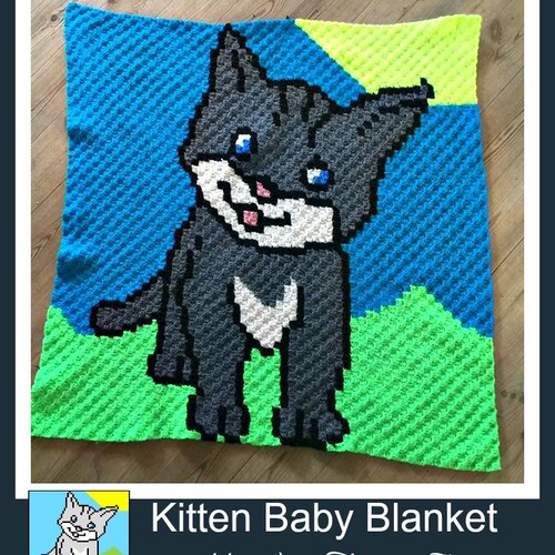 Graphgan Pattern Corner to Corner C2C Autism Awareness | Etsy