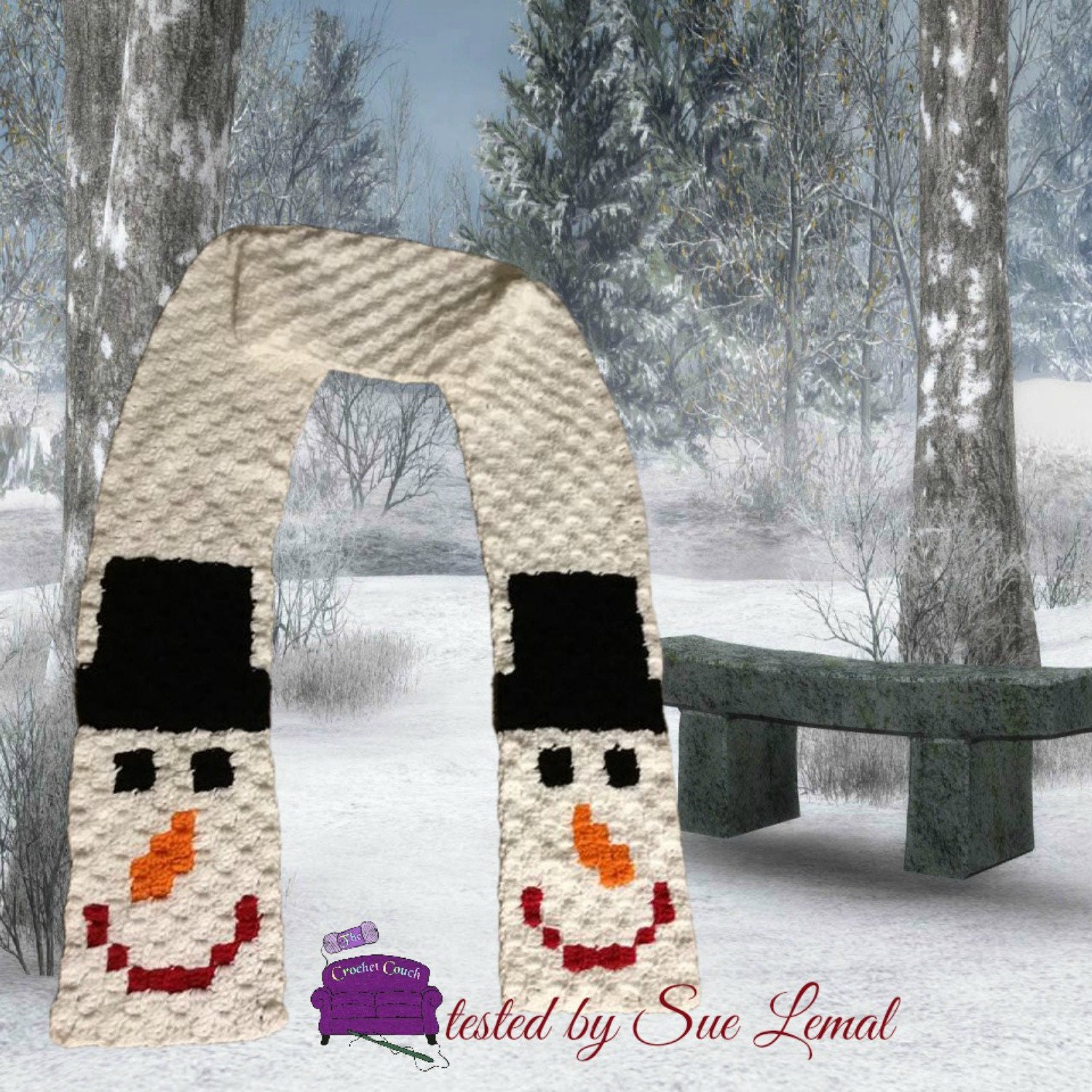 Snowman Scarf Pattern