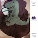 Dinosaur Kids Afghan C2C Crochet Pattern, Written Row by Row, Color ...