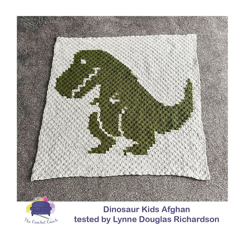 Crochet Dinosaur Blanket - Etsy