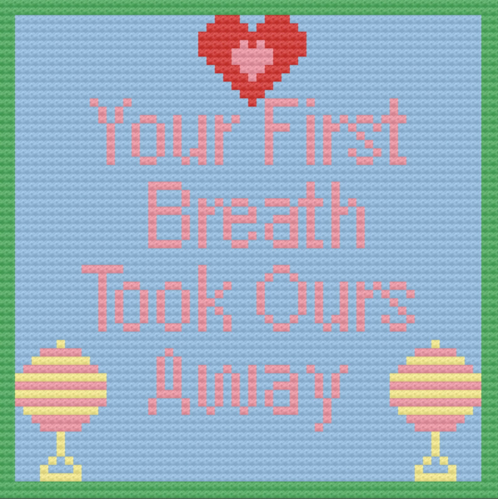 Your First Breath Baby Afghan C2C Crochet Pattern Written | Etsy
