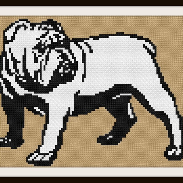 Bulldog Crochet Pattern - Etsy