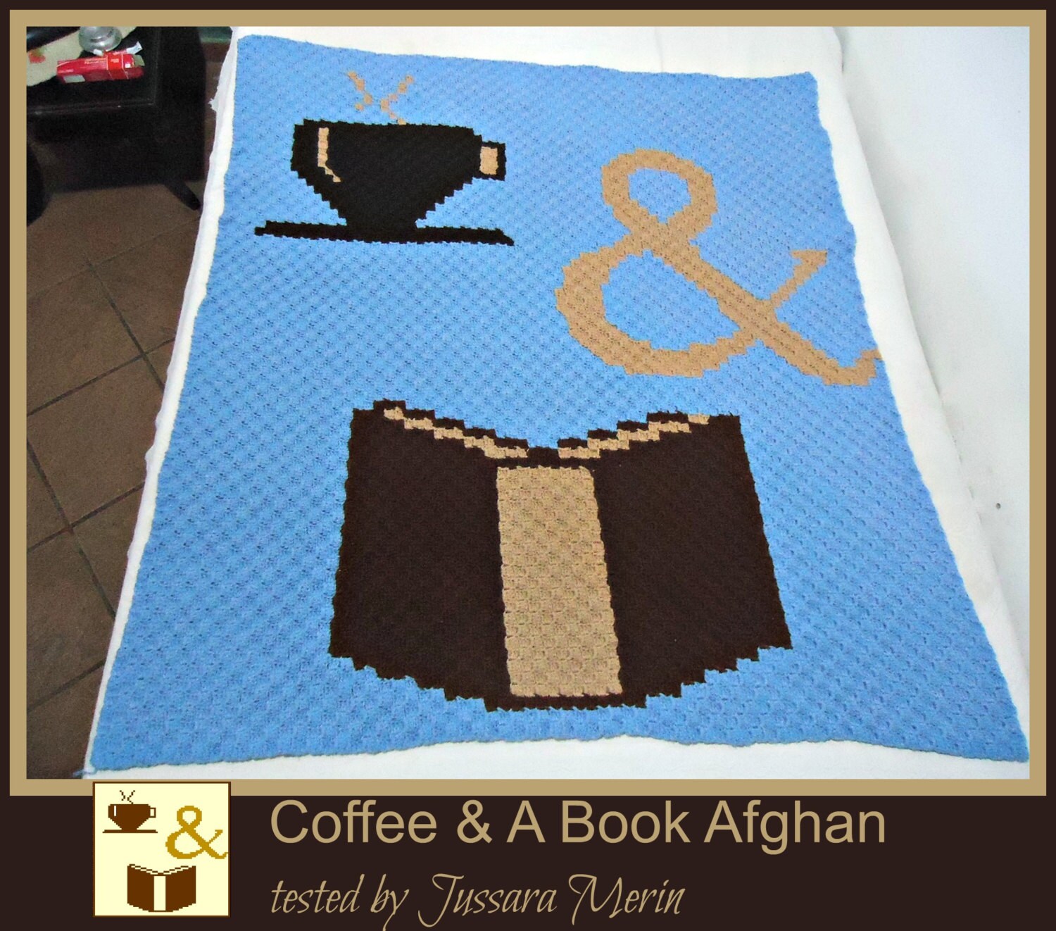 Craft Supplies & Tools Love coffee 2 crochet afghan pattern graph Kits ...