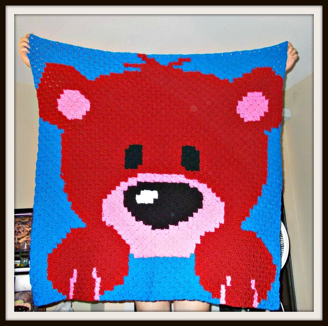 Baby Bear Afghan C2C Crochet Pattern Written Row Counts C2C - Etsy