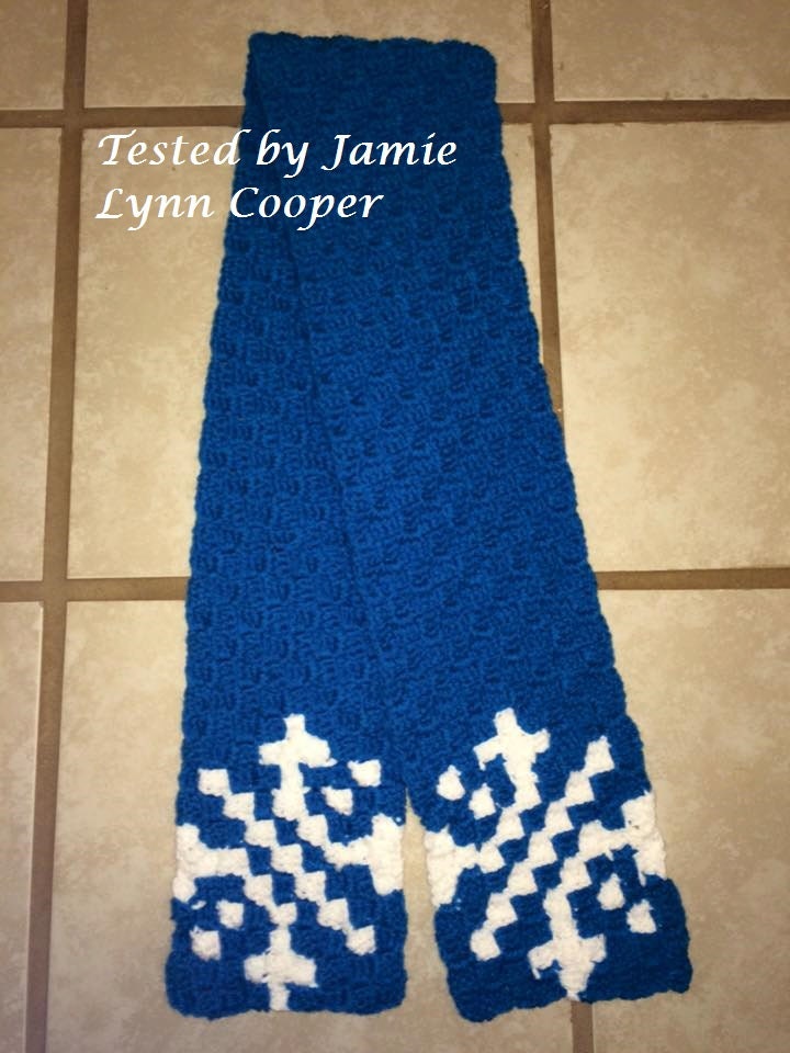 Snowflake Scarf C2C Crochet Pattern, Written Row by Row Counts, C2C ...