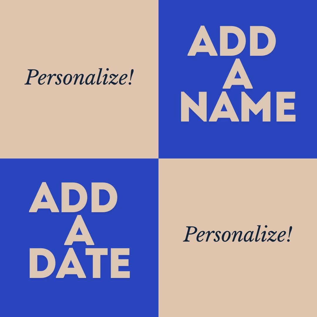Personalize a Graph Add A Name, Crochet Pattern - Etsy