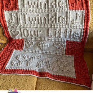 Our Little Star Baby Afghan Bobble Stitch Crochet Pattern, Written Row ...