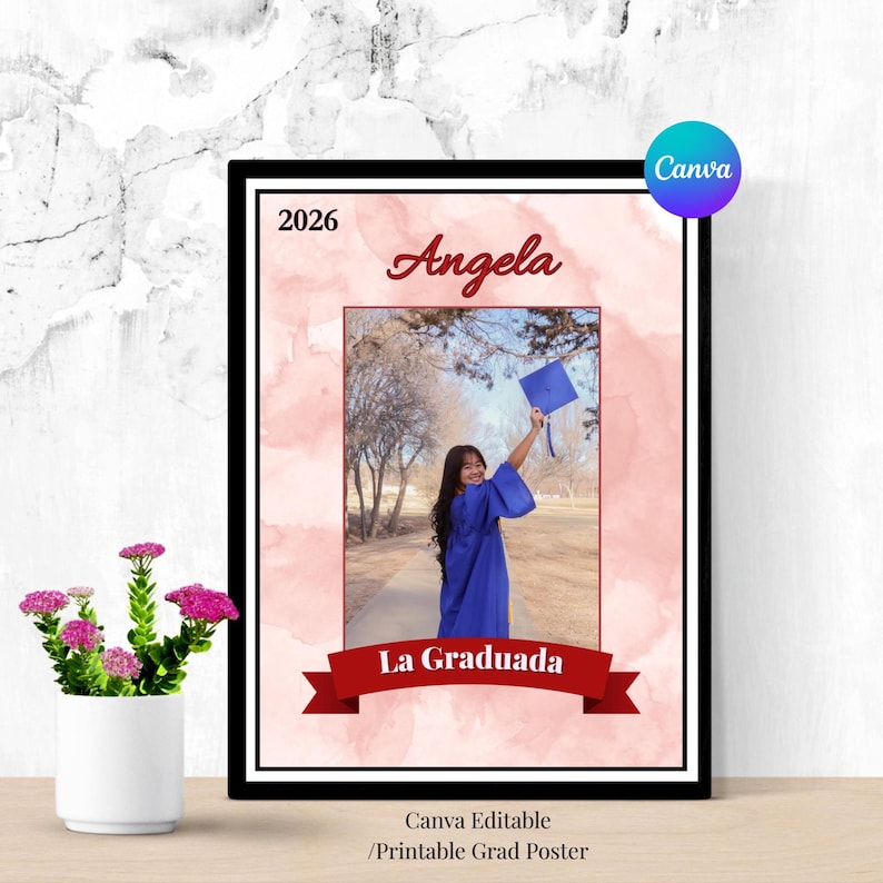 Editable Loteria Graduation Poster | La Graduada, Mexican Celebration ...