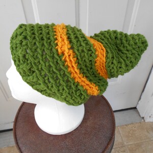 Pumpkin Green Half Stocking / Cloche Fall Hat - Etsy