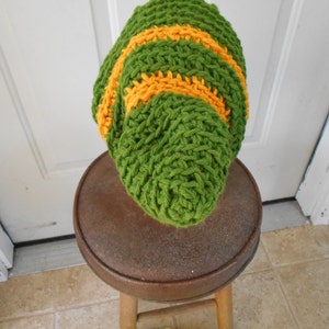 Pumpkin Green Half Stocking / Cloche Fall Hat - Etsy