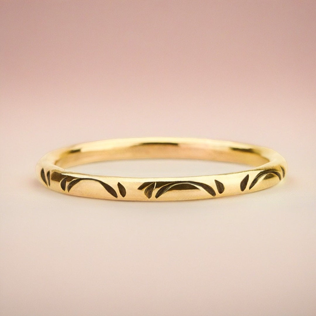 The Rainbow Ring | Thick Heavy Weight Circle Stamped Stacking Ring ...