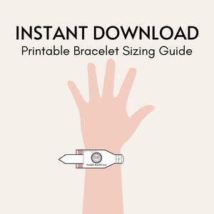 Digital Download Printable Bracelet Sizer Adjustable USA - Etsy