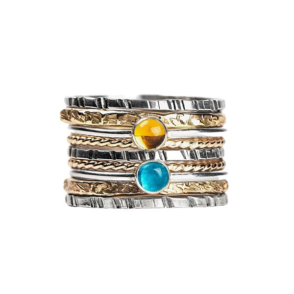 Stacking Ring Set - Etsy