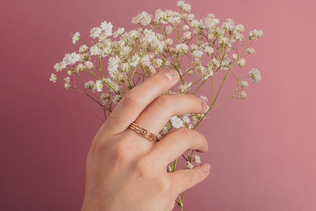 The Ella Stack | Set of 3 Stacking Rings | Rugged and Smooth Stackable ...
