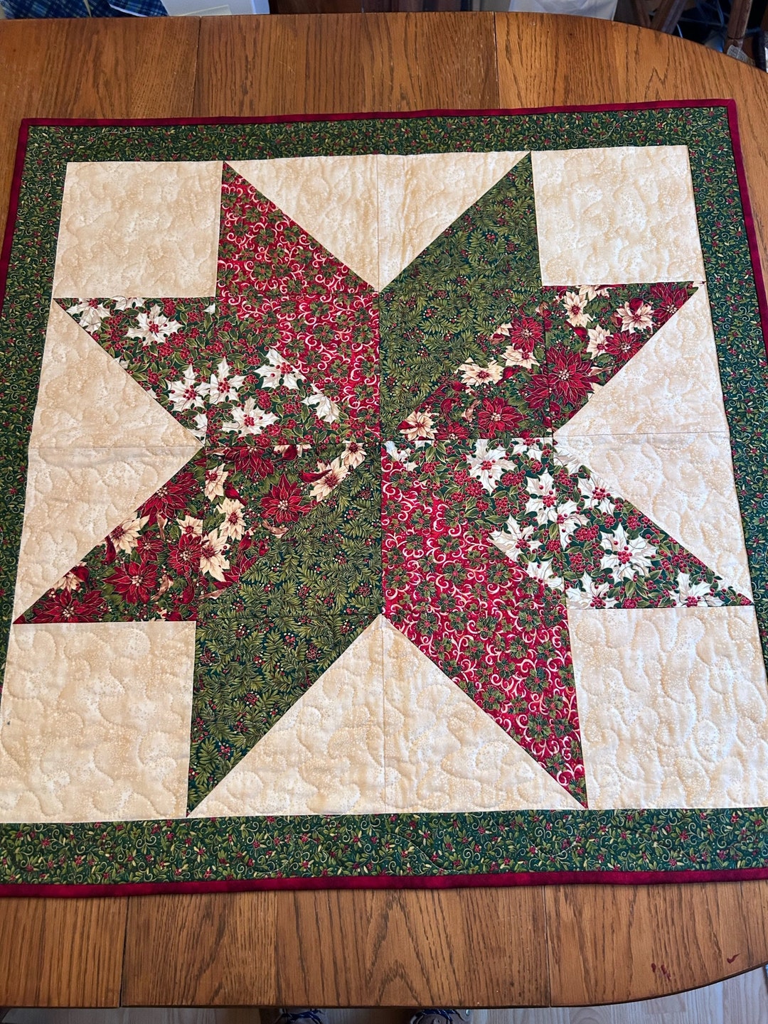 Christmas Star Table Topper - Etsy
