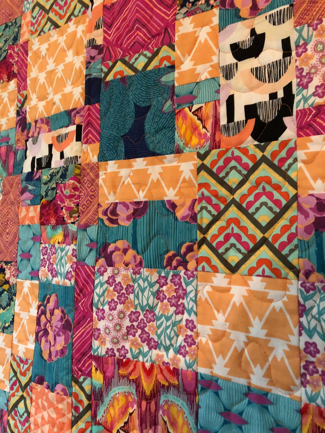 Crazy Coconut Chips- Handmade Quilt- Lap Size - Etsy