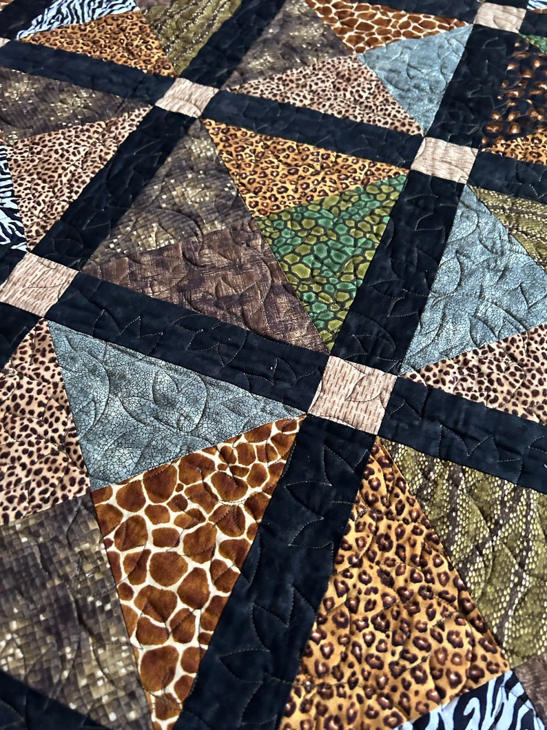 Take Me to the Jungle Kids Quilt - Etsy