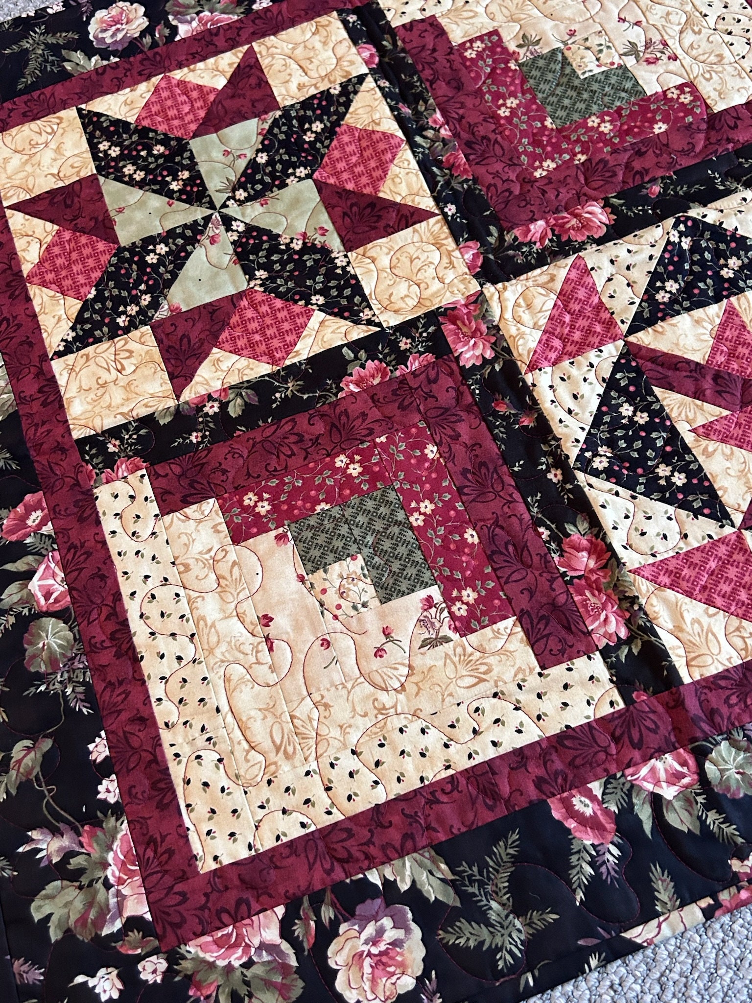 Mini Quilt/table Topper - Etsy
