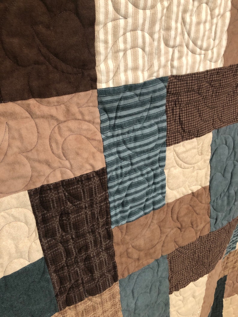 Wooly Plaid- Handmade Large Lap Quilt- Finished Quilt - Etsy