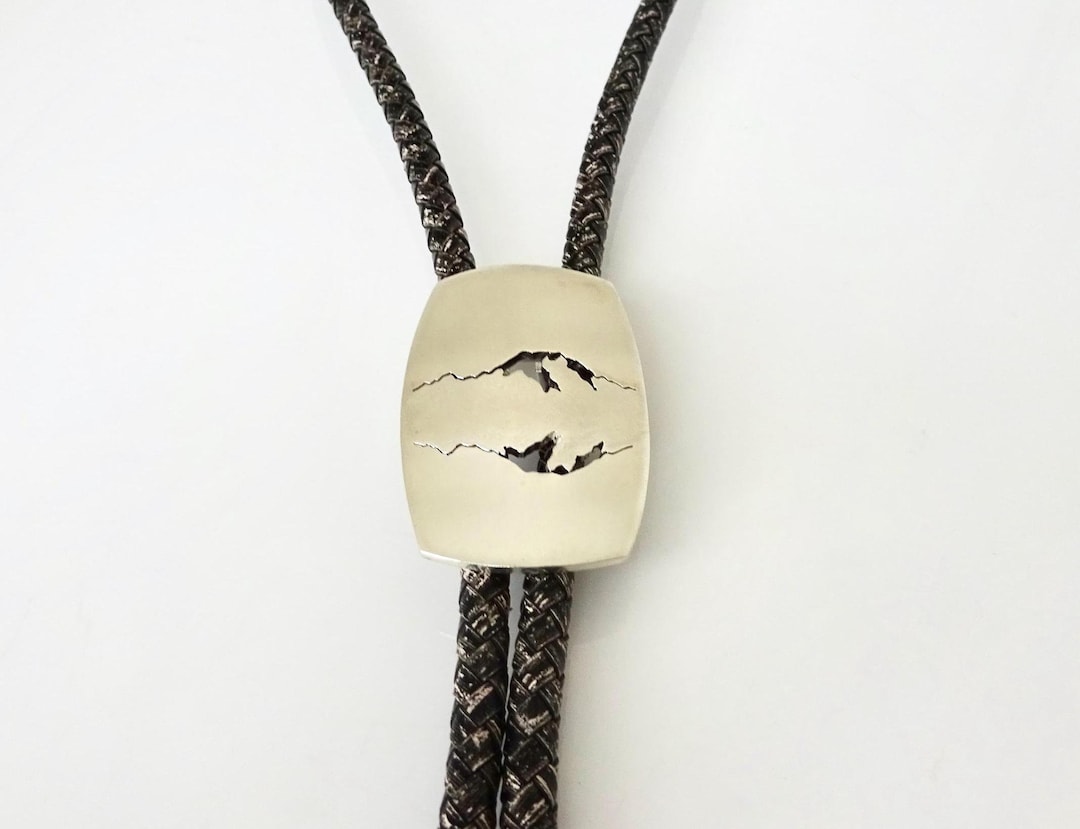 Mountain Bolo Tie | Ready Made Bolo | Handmade Mountain Bolo Tie ...
