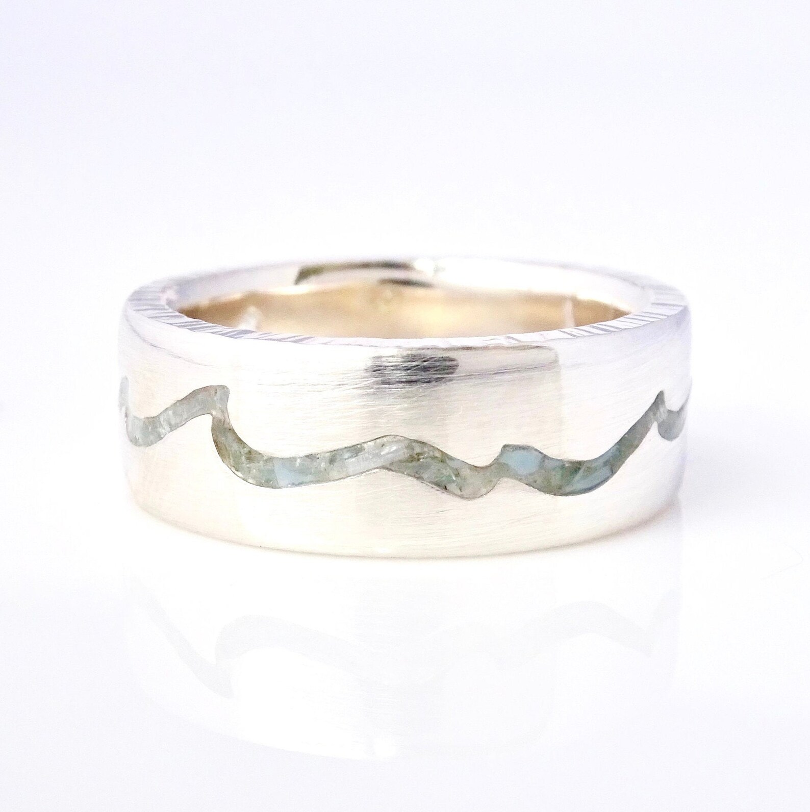 Ocean Wave Ring Surf Ring Gold Waves Ring Women Water Ring - Etsy
