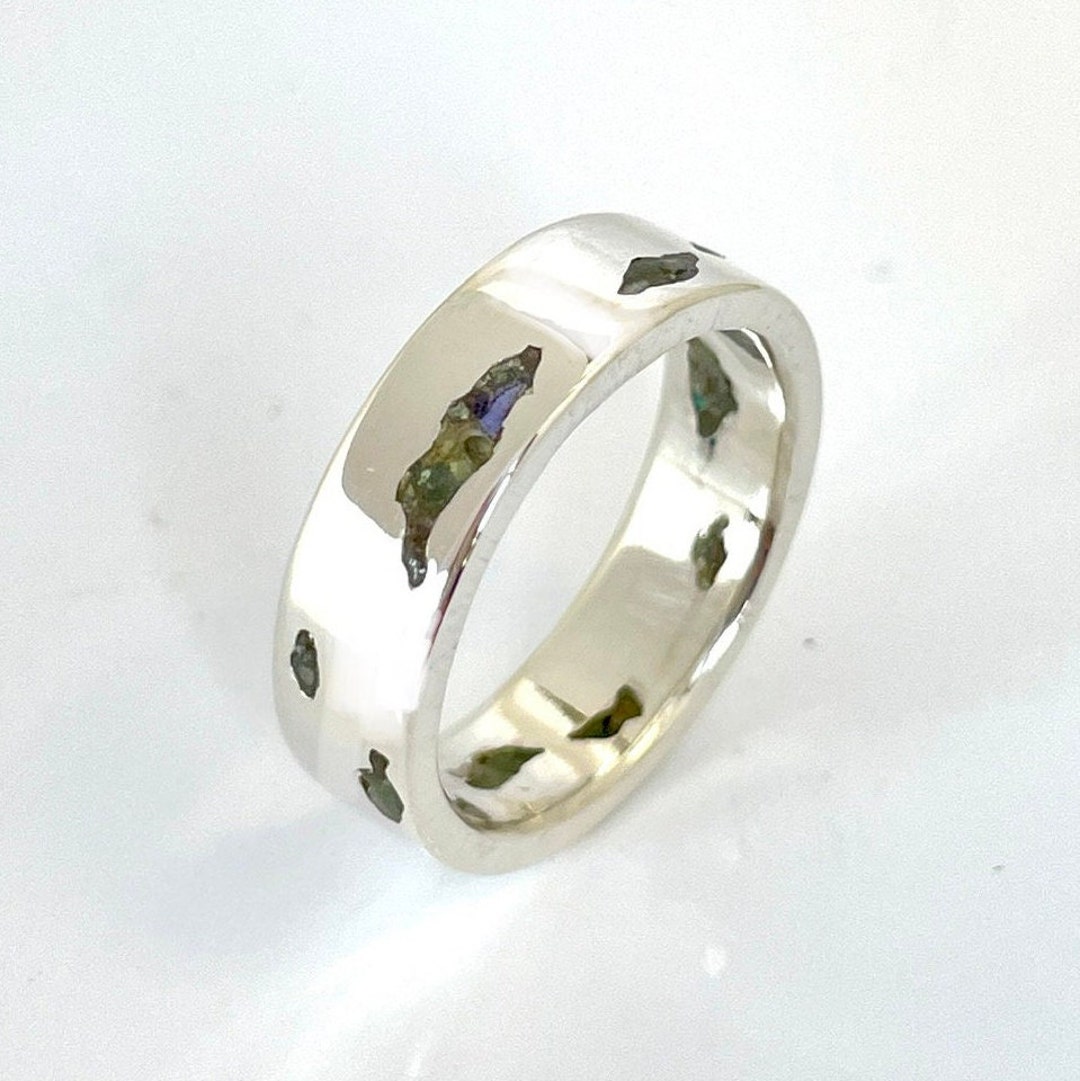 Custom Islands Inlay Ring | Custom Island Ring | Island Wedding Band ...