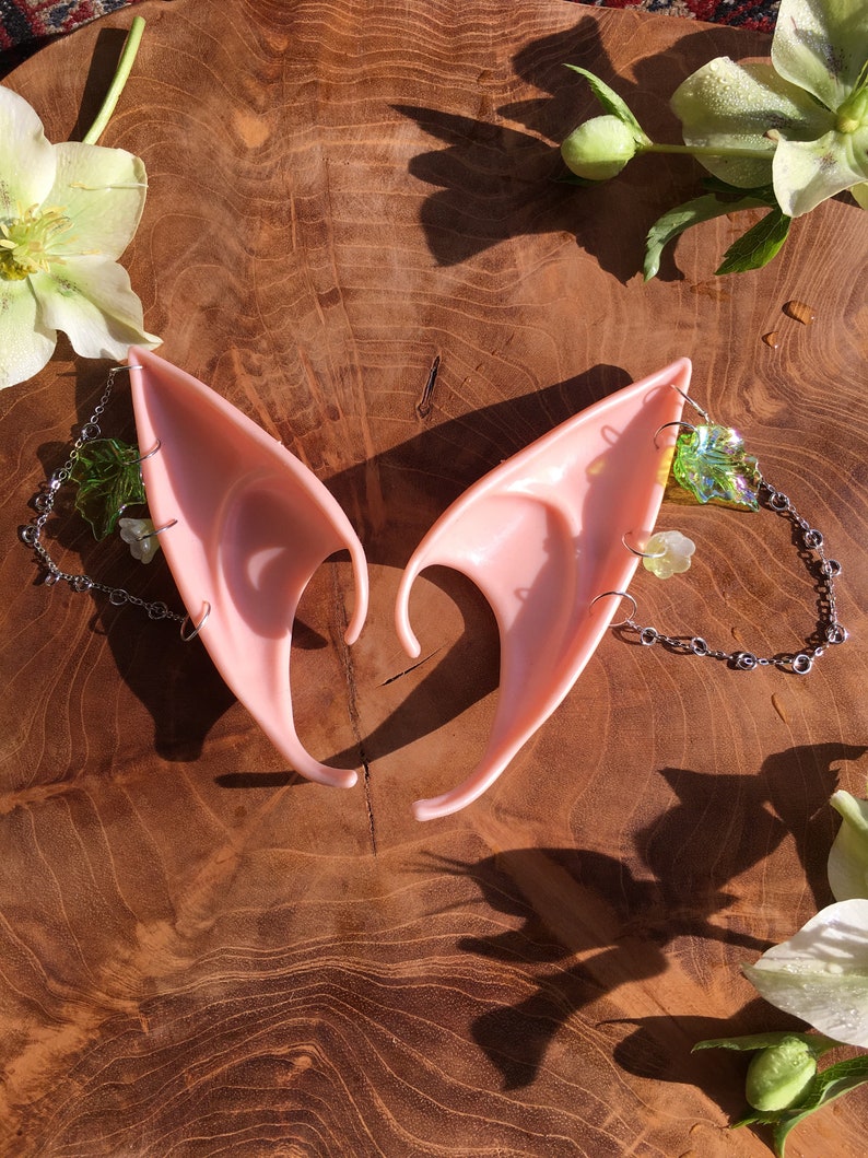 Chain Detail Cottagecore Fantasy Elf Ears - Etsy