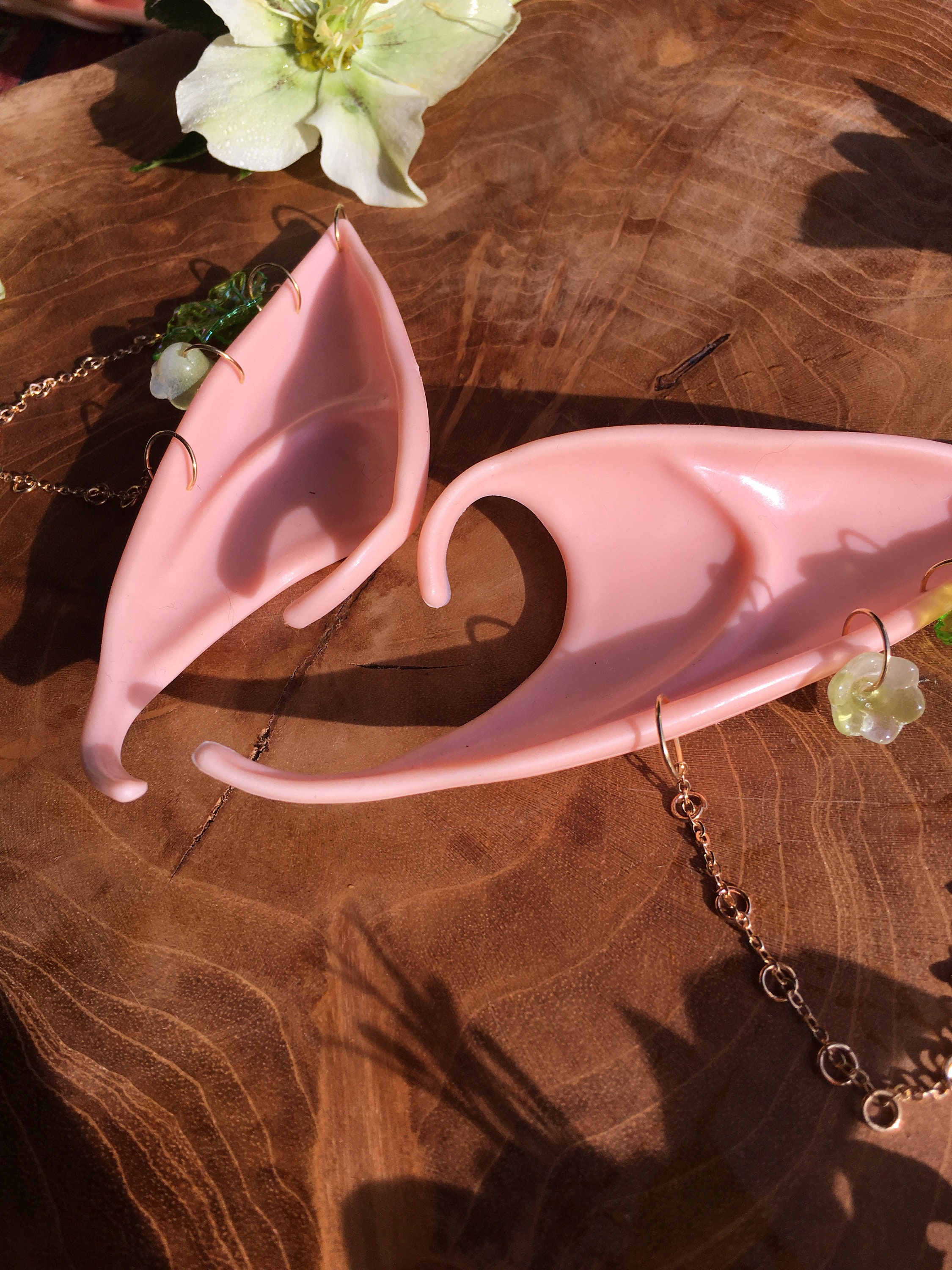 Chain Detail Cottagecore Fantasy Elf Ears - Etsy