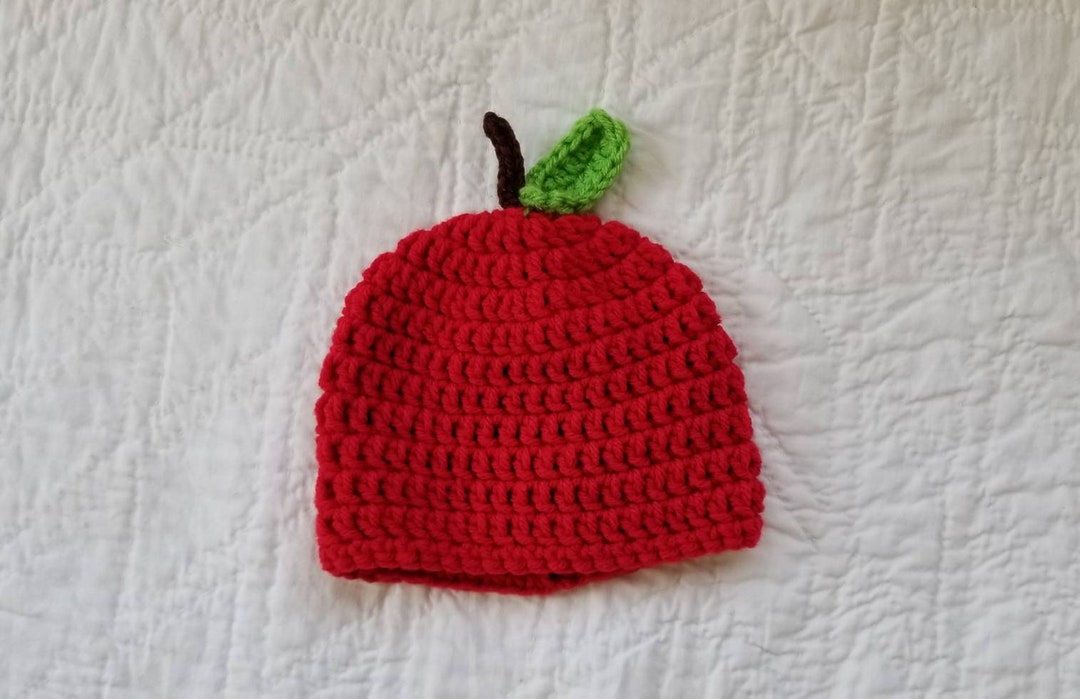 Baby Apple Hat | Apple Orchard | Fall Baby Hat - Etsy