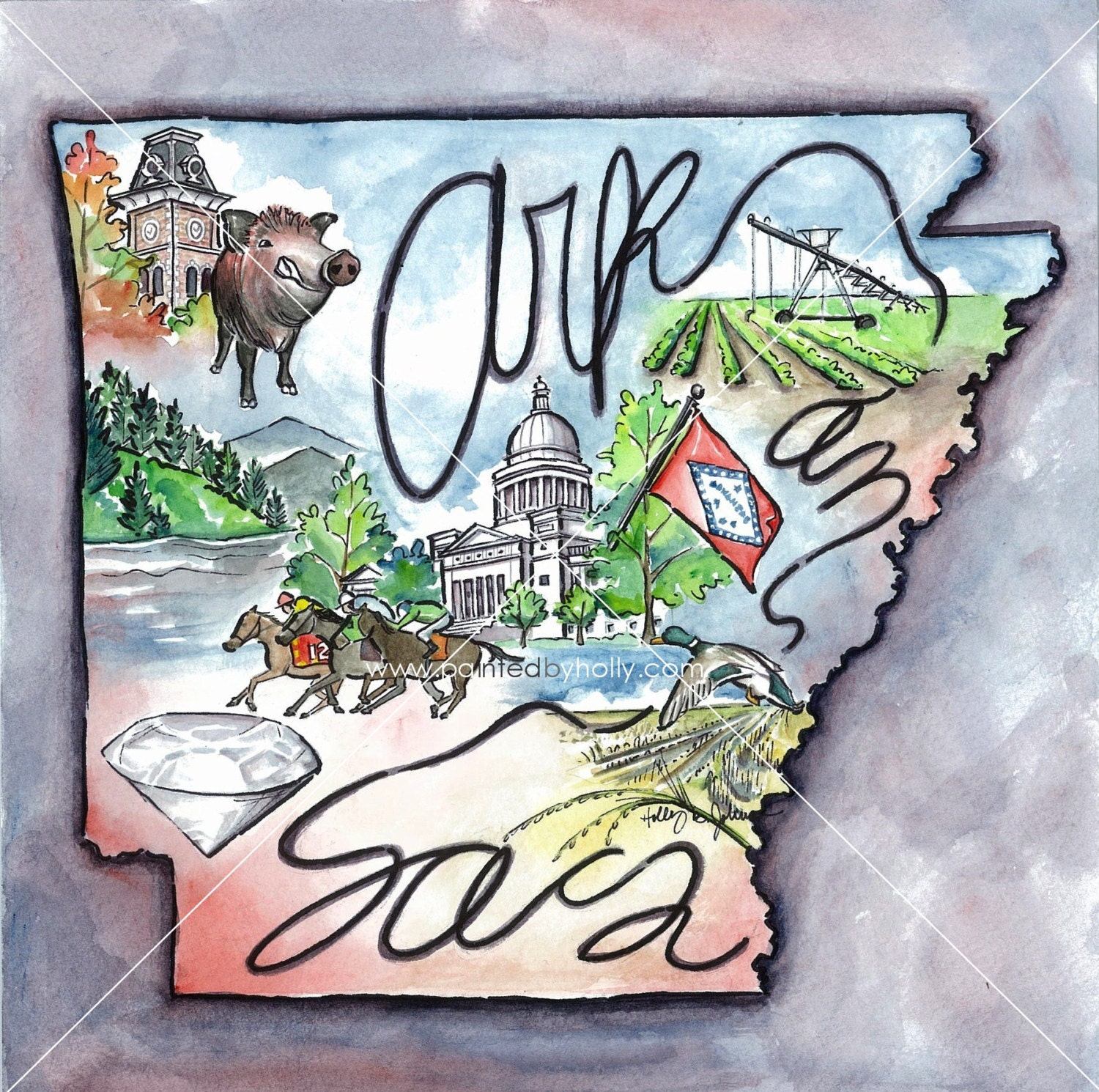 Arkansas State Drawing