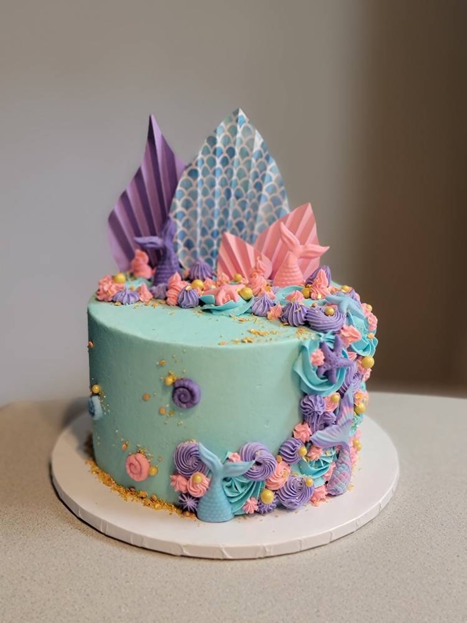 Paper Palm Fan Cake Toppers- Aesthetic, Boho, on Trend ***FOOD SAFE ...