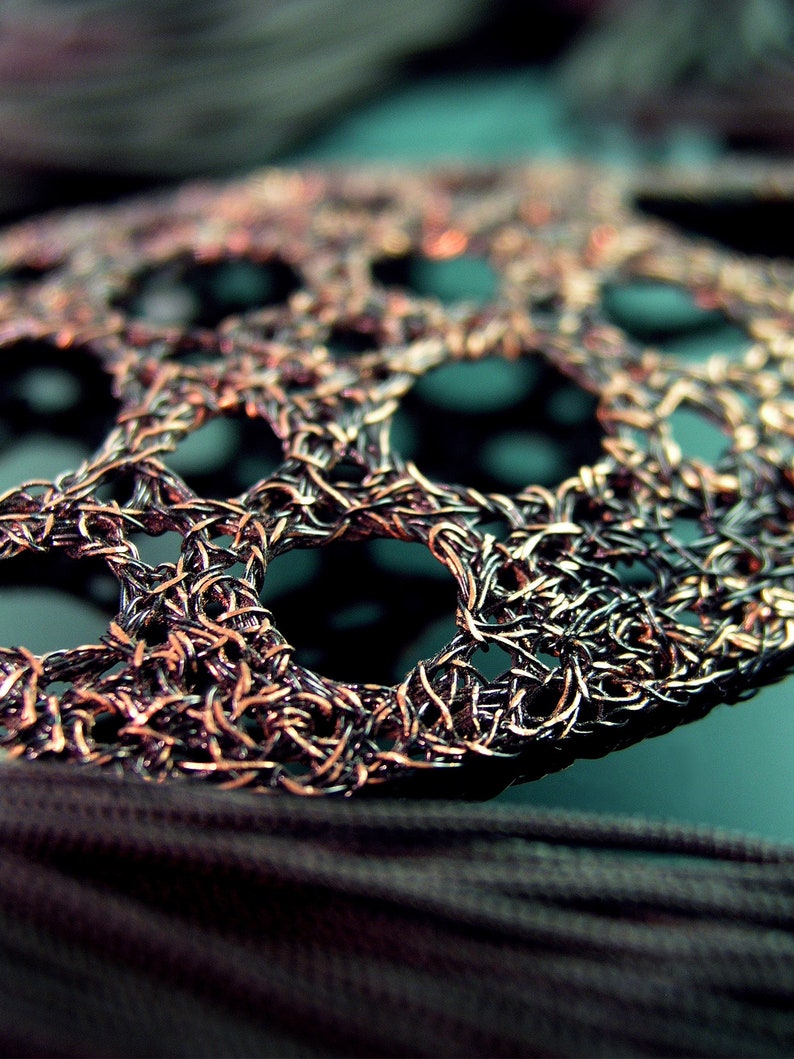 UNIQUE Pendant Necklace, Avant Garde Jewelry, Handmade Copper Pendant ...