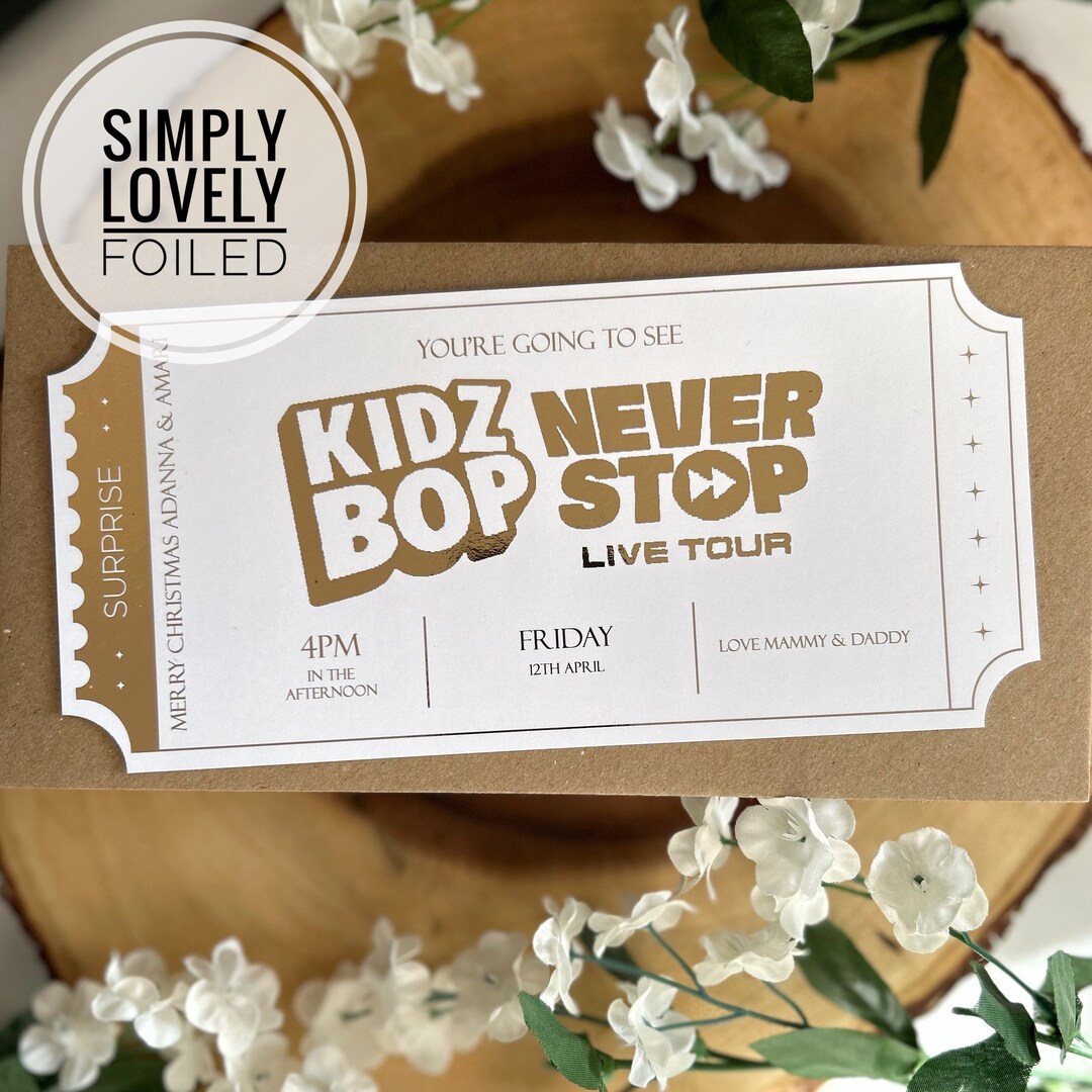 Ticket | Kidz Bop Never Stop Live Tour | Kids Show | Theatre | Gift ...