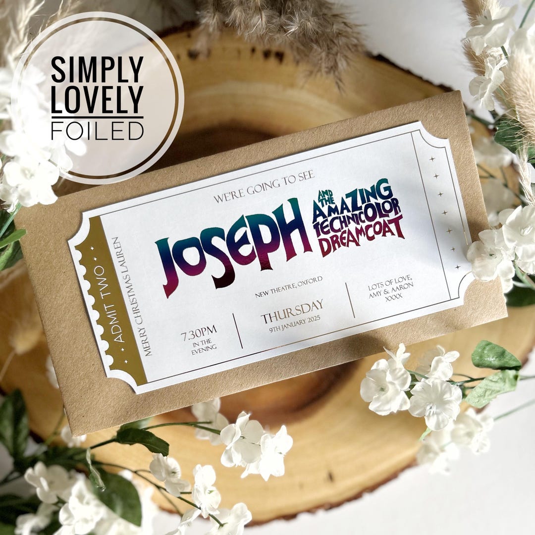 Joseph and the Amazing Technicolour Dreamcoat | West End Show | Theatre | Gift Reveal ...