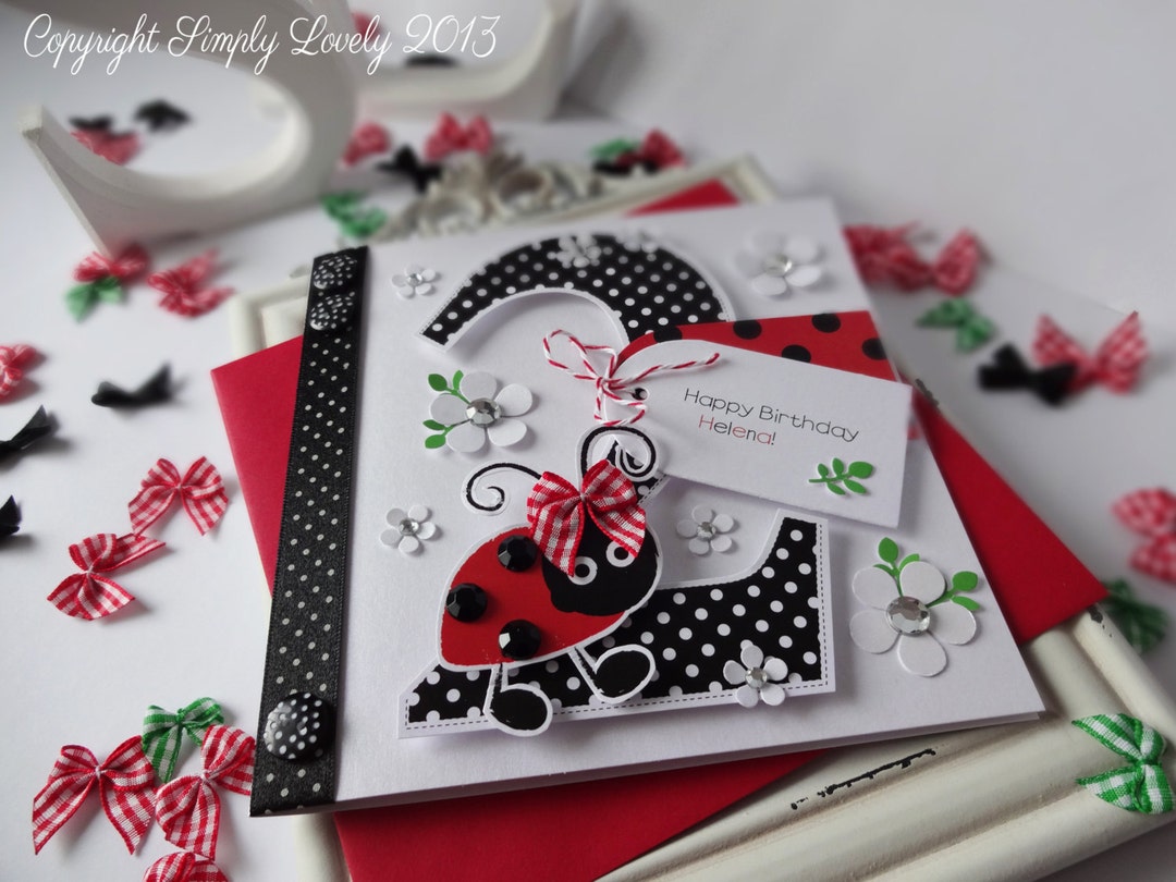 Ladybug / Ladybird Birthday Card - Etsy