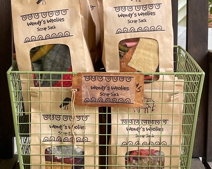 Wendy's Woolies Scrap Sack - Etsy
