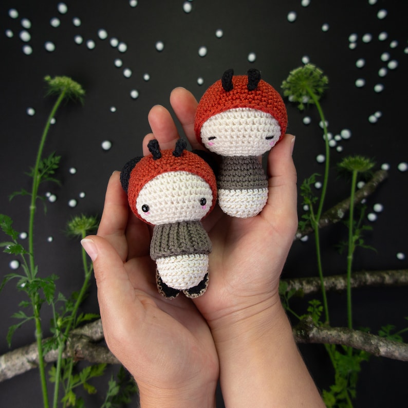 Crochet Pattern Lalylala FIREFLY Amigurumi Diy Glowworm - Etsy