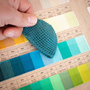 Scheepjes Catona Shade Card, Color Palette, Color Chart, Handy Cotton ...