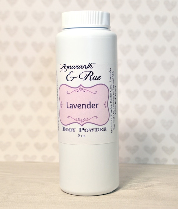 Natural Body Powder Lavender Cornstarch and talc free | Etsy