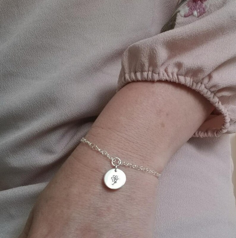 Graduation Gift for Her, Flower Charm Bracelet, Gift Idea for Her ...