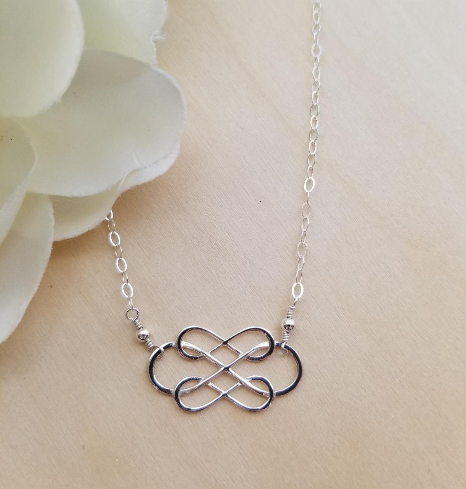 Infinity Necklace Gift for Best Friend Everyday Necklace - Etsy