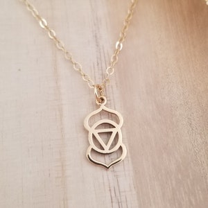 Third Eye Chakra Necklace, 6th Chakra Necklace, Spiritual Chakra ...