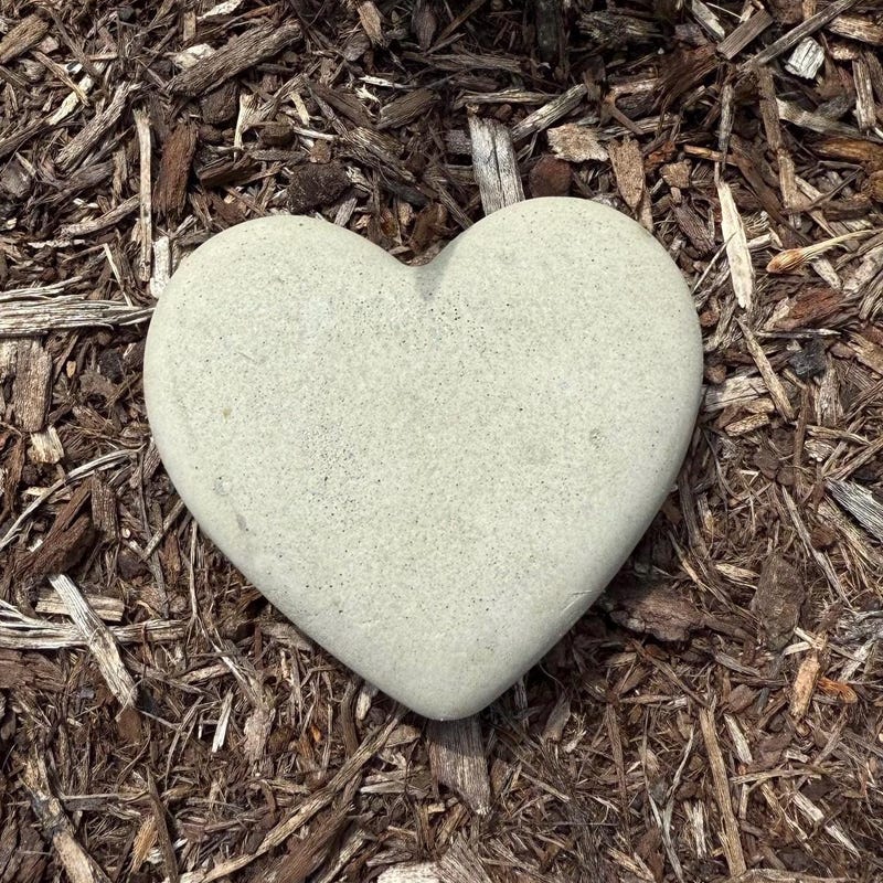 Concrete Heart - Etsy