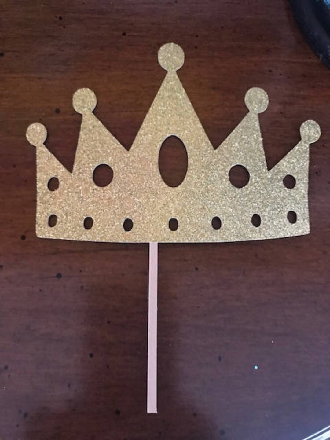 Customized Crown Cake Topper - Etsy