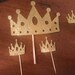 Customized Crown Cake Topper - Etsy