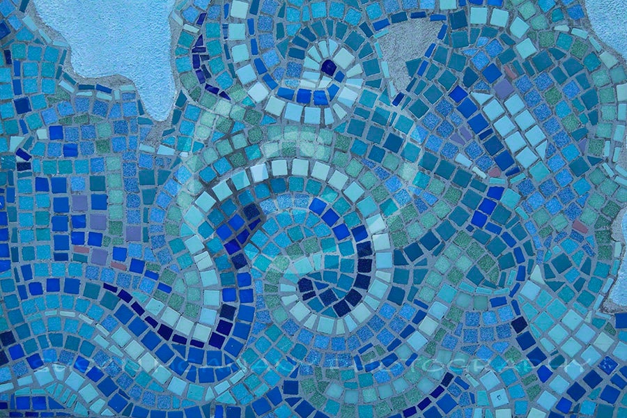 Blue Mosaic Texture Photo, Photoshop Overlay, Instant Download, Scrapbooking, Banner Clipart ...