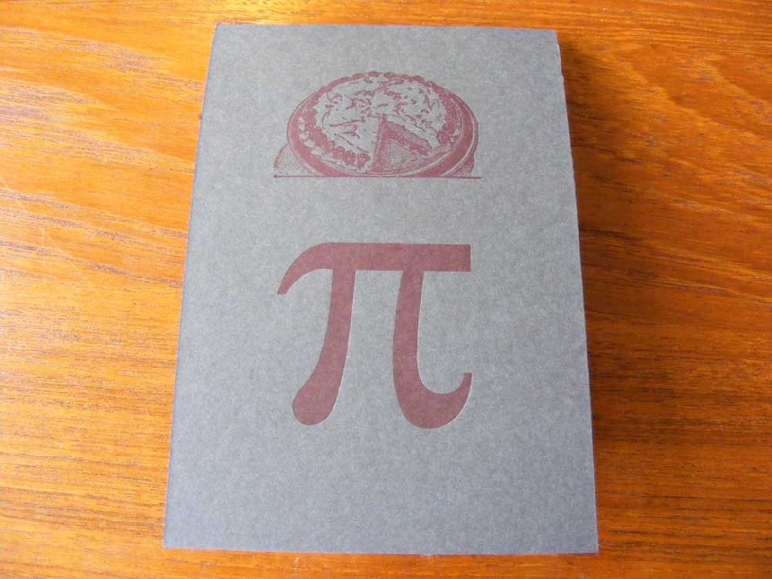 Pi Pie Letterpress Notepad - Etsy